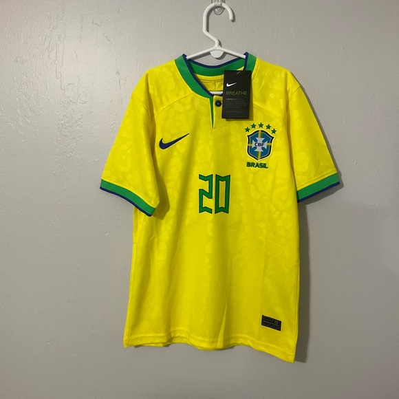 Shirts & Tops | Brazil Vini Jr Kid Set 222 Jersey | Poshmark